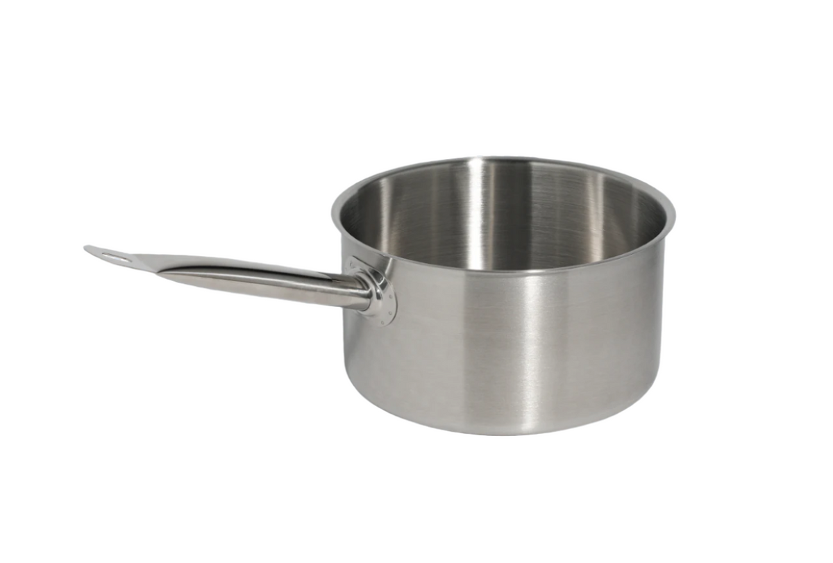 Stainless Steel Tri-ply Deep Sauce Pan With Lid D.24 x H.13,5 cm ...
